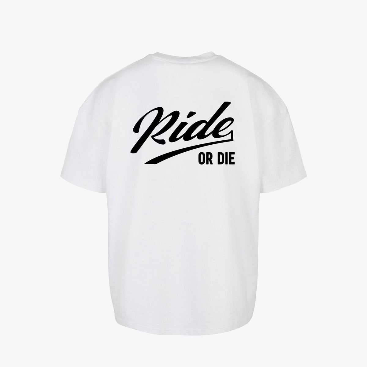 ride or die calligraphy oversized t-shirt – rideordiemansion